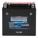 MotoMaster Eliminator Ultra AGM Powersports Battery, 14L-BS Canadian Tire