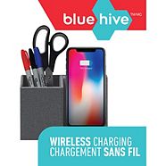 Bluehive Wireless Charging Pad with LED Lamp, for Qi-Enabled Devices ...
