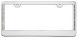 Chrome Diamond Design License Plate Frame Canadian Tire