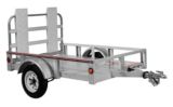 Stirling Galvanized Open Rail Trailer, 4-ft x 6-ft Canadian Tire