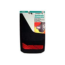 Black/Red Powerflow Splash Guards, Large Canadian Tire