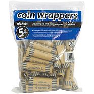 Merangue Plastic Coin Wrappers, Quarter, 10-pk Canadian Tire