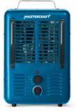 Mastercraft Deluxe Milkhouse Utility Space Heater w/Thermostat, 1500W ...