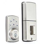 Weiser Maximum Security Electronic Deadbolt, Polished Brass Finish ...