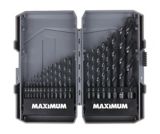 MAXIMUM M2 Steel Black Oxide Drill Bit Set, 21-pc Canadian Tire