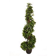 Artificial Cone Boxwood Tree in Pot, 4-ft | Canadian Tire