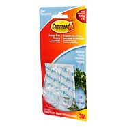 Command Medium Cord Organizer Clips, Clear, 4-pk Canadian Tire