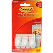Command Medium Cord Organizer Clips, Clear, 4-pk Canadian Tire