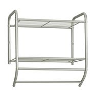 Sauder Wall-Mounted Towel Shelf/Hanger Rack For Bathroom Storage ...