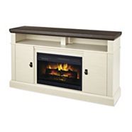 MasterFlame Electric Fireplace TV Stand, 55.5-in, 1500W, Includes ...