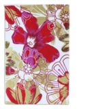 Red Daisy Flower Cotton Printed Rug, 20 x 30-in Canadian Tire