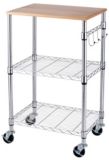 For Living Chrome Kitchen Cart Canadian Tire