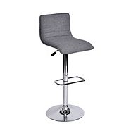 For Living Chrome & PU Leather Counter/Bar Stool Adjustable Height ...