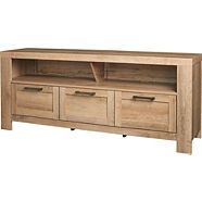 CANVAS Robson 2-Door Open Shelf TV Stand & Media Storage Console ...