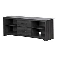 CANVAS Robson 2-Door Open Shelf TV Stand & Media Storage Console ...