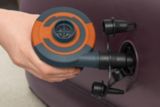 Outbound Rechargable Battery Powered Portable Air Pump w/ Valve Nozzles ...