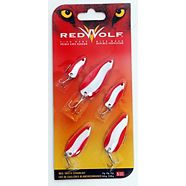 Danielson Spoon Lure, Red/White Canadian Tire