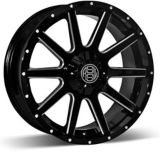 RSSW Rambler Alloy Wheel, Black with Machined Face Canadian Tire