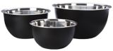 MASTER Chef Steel Mixing Bowls, Matte Black, 3-pc Canadian Tire