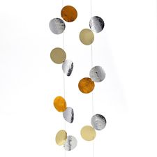 CANVAS Gold Metal Disc Garland, 6-ft | Canadian Tire