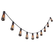 Holiday Collection Outdoor Edison Flame Bulb Halloween String Lights ...