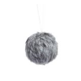 CANVAS White Fur Ball Ornament, Assorted, 4-in | Canadian Tire