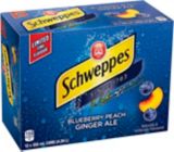 Schweppes Blueberry Peach Ginger Ale, 355-mL, 12-pk Canadian Tire