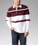 Denver Hayes Long-sleeve Striped Rugby | Skanix