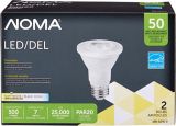 NOMA LED PAR20 50W Soft White Light Bulb, 2-pk Canadian Tire