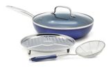As Seen On TV Blue Diamond Cookware Set, 4-pc Canadian Tire