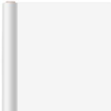 Jumbo White Gift Wrap, 40-ft Party City