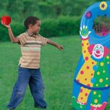 Inflatable Clown Ball Toss Game Party City