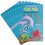 Under the Sea Fun Activity Pads, 8-pc Party City
