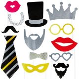 Fancy Photo Booth Props, 13-pc Party City