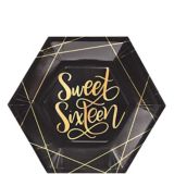 Elegant Sweet 16 Dinner Plates, 8-pk Party City