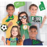 Goal Getter Soccer Photo Booth Prop Kit, 13-pc Party City
