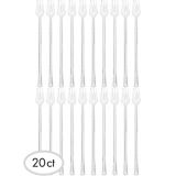 Mini Long Plastic Fork Party City