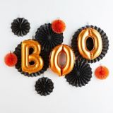 Air-Filled Orange Boo Letter Balloons, 3-pc Party City