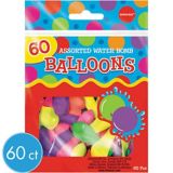 Assorted Colour Water Bombs, 60-ct Party City