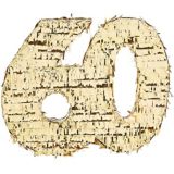 60 Pinata, Metallic Gold Party City