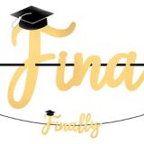 Finally Graduation Letter Banner with Mini Banner Party City