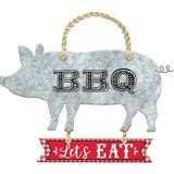 Pig BBQ Stacked Sign Party City