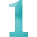 Metallic Blue Number 1 Cutouts, 6-pk Party City