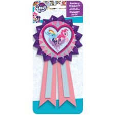My Little Pony Award Ribbon for Birthday Parties, Pink/Purple, Ages 3 ...