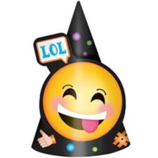 Smiley Party Birthday Hats, 8-pk, Ages 3+ Party City
