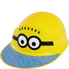 Minions Plastic Hat for Birthday Party/Dress Up/Costume, Ages 3+ Party City