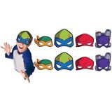 Rise of the Teenage Mutant Ninja Turtles Birthday Party Cardstock Masks ...
