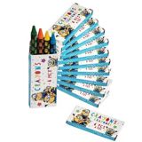 Minions Crayon Boxes for Birthday Party Favours, 12-pk Party City