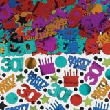 Dot & Stripe 30th Confetti, 2.5-oz Party City