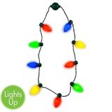 Light-Up Christmas Light Necklace Party City
